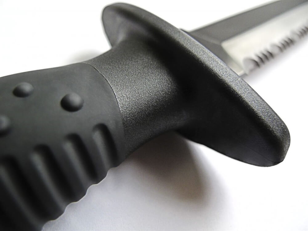 Epsealon Silex Titanium Black Knife | Spearfishing UK