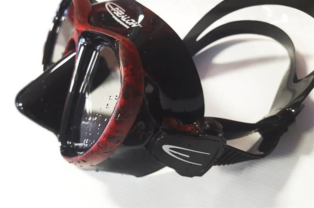 Epsealon E-Visio 2 Red Fusion Mask - Spearfishing UK