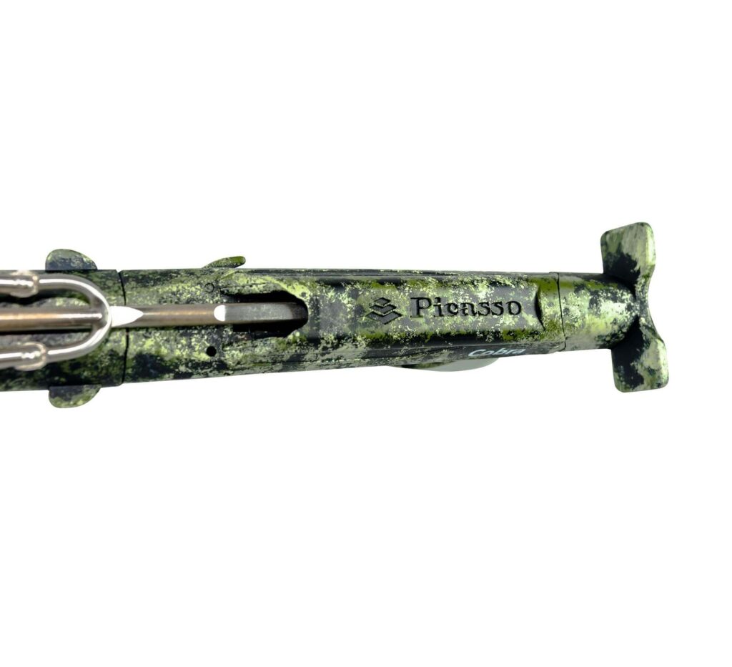 Picasso Cobra Rail Speargun Light - Green Camo | Spearfishing UK
